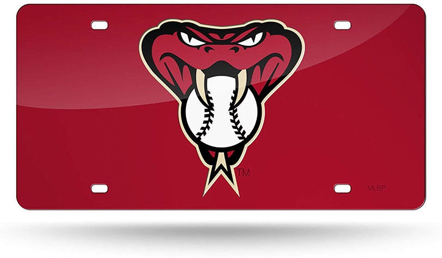 Arizona Diamondbacks Red Laser License Plate - Walmart.com