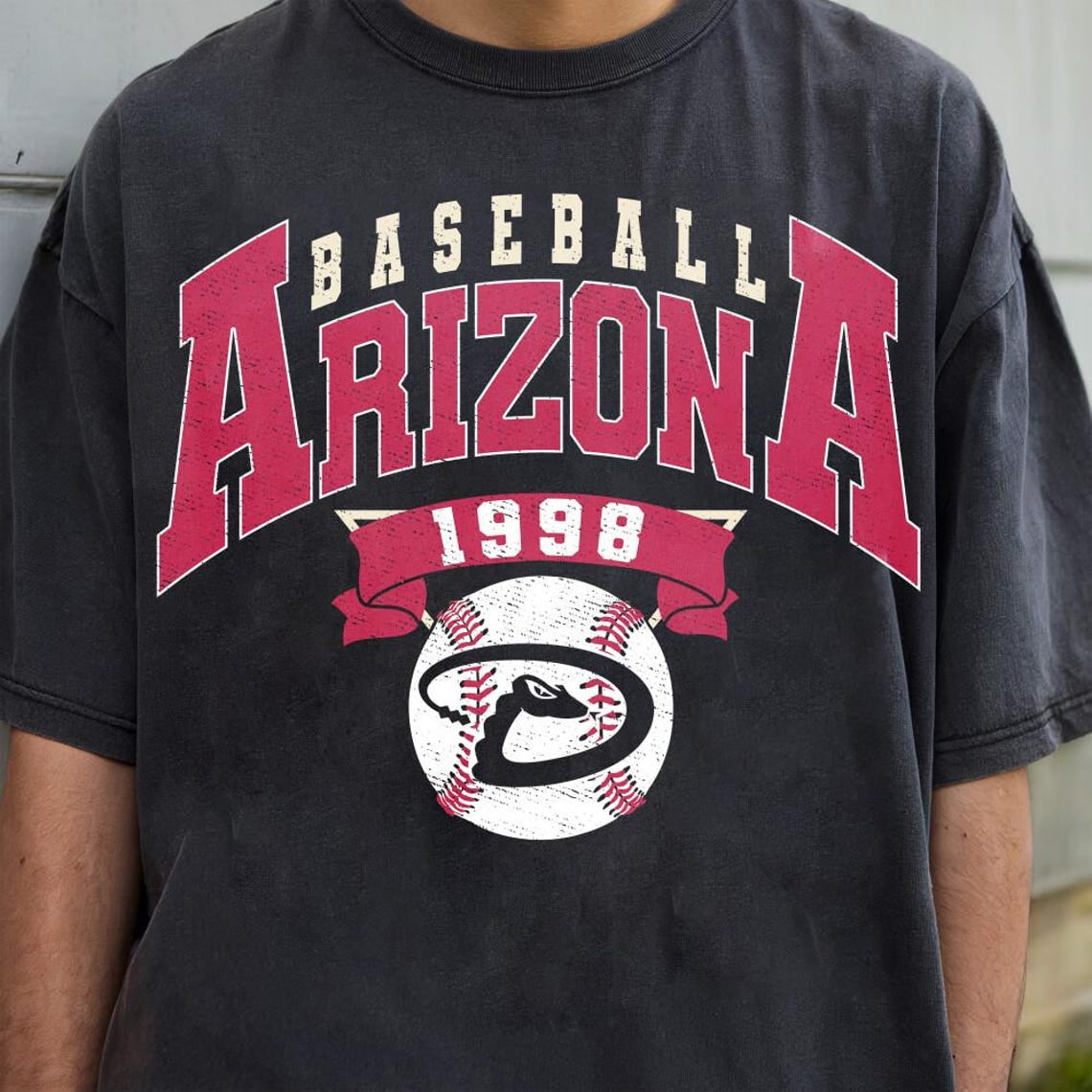 Arizona Baseball Vintage 90s Tee, Diamondbacks Baseball Retro T-shirt ...