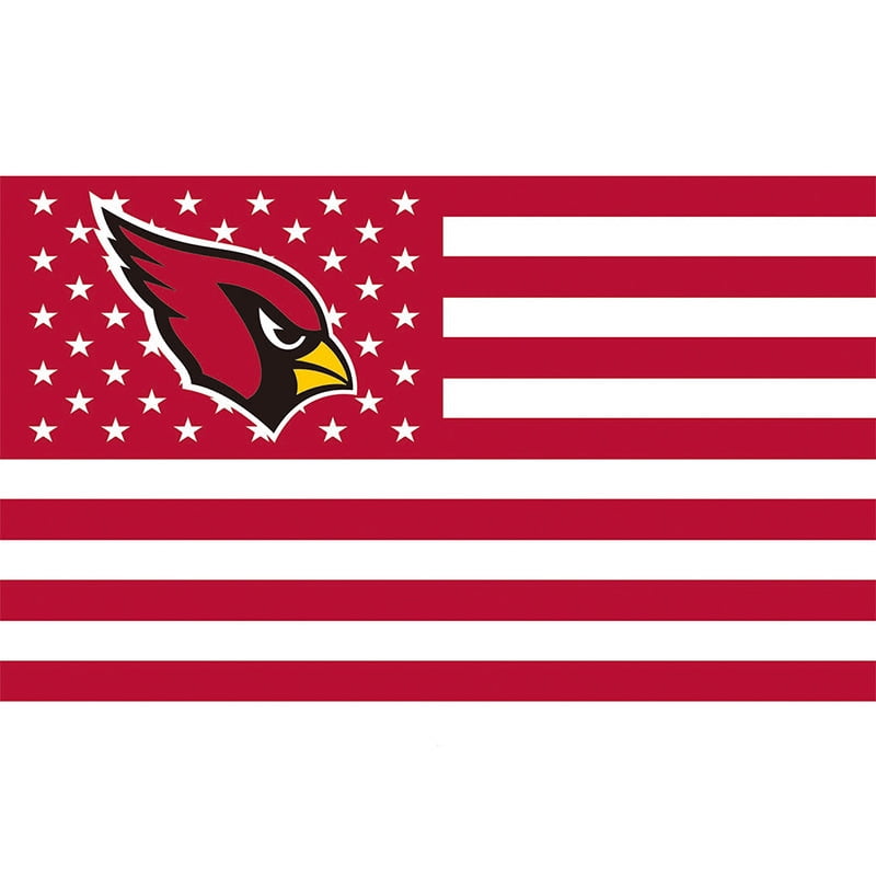 Arizona_Cardinal USA Flag, Red White Stars and Stripes, Football Fans ...