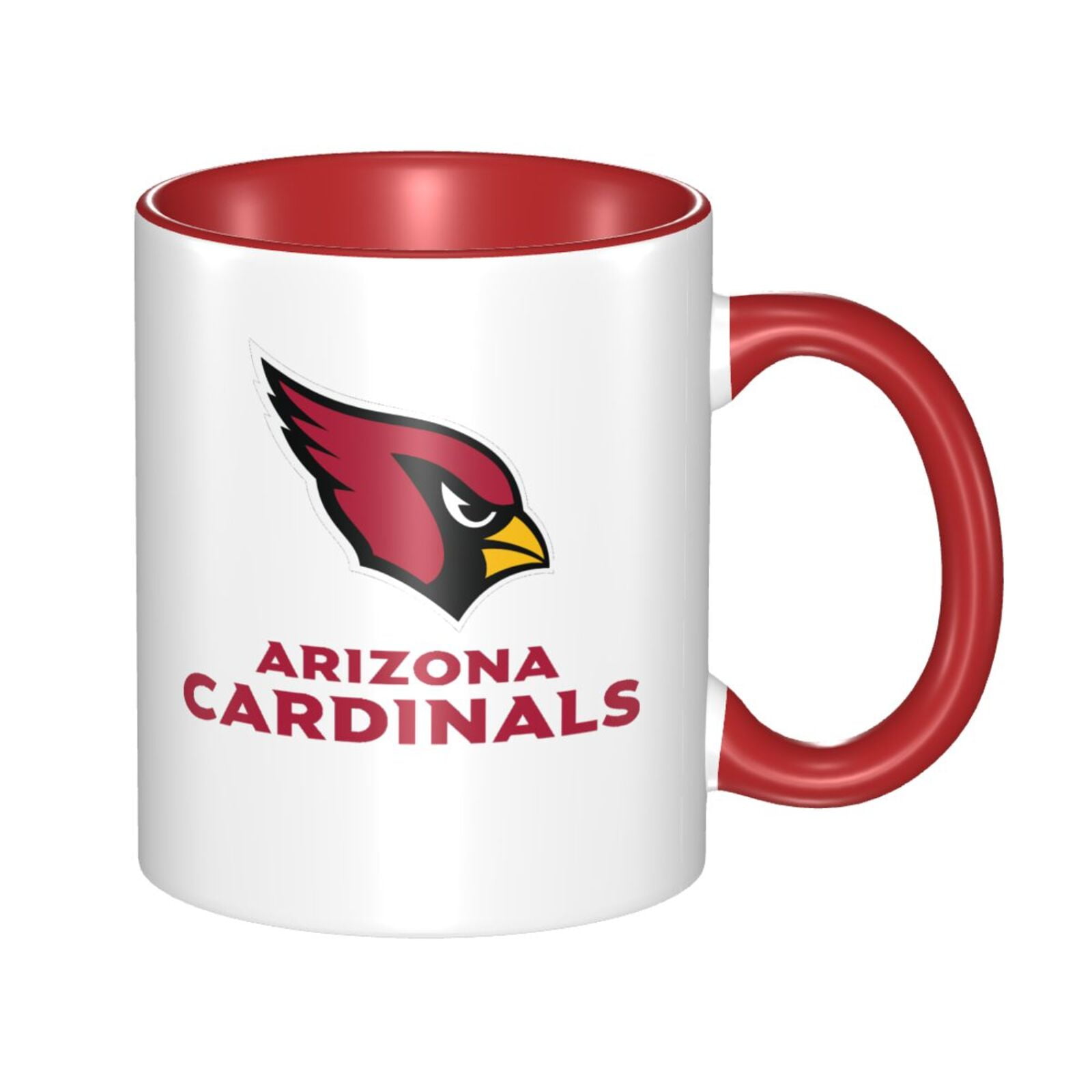 Arizonacardinals 11 Oz Originality Coffee Mugs Large Water Mugs With Handle Porcelain Coffee