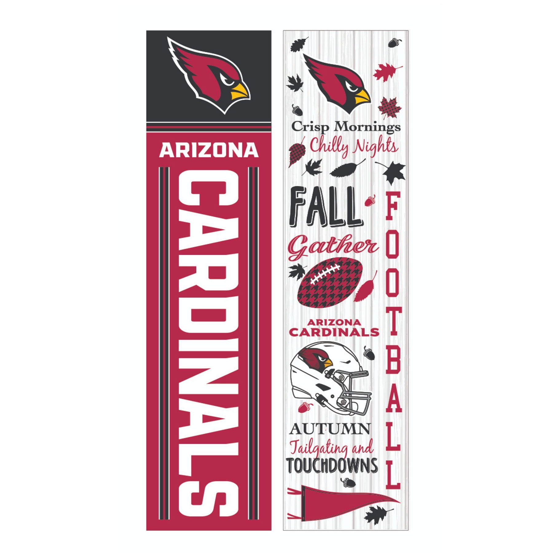 Arizona Cardinals 47" Double Sided Fall Leaner Fan Sign - Walmart.com