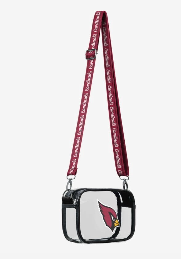 Arizona Cardinals Clear Crossbody Purse Football Bag FOCO - Walmart.com
