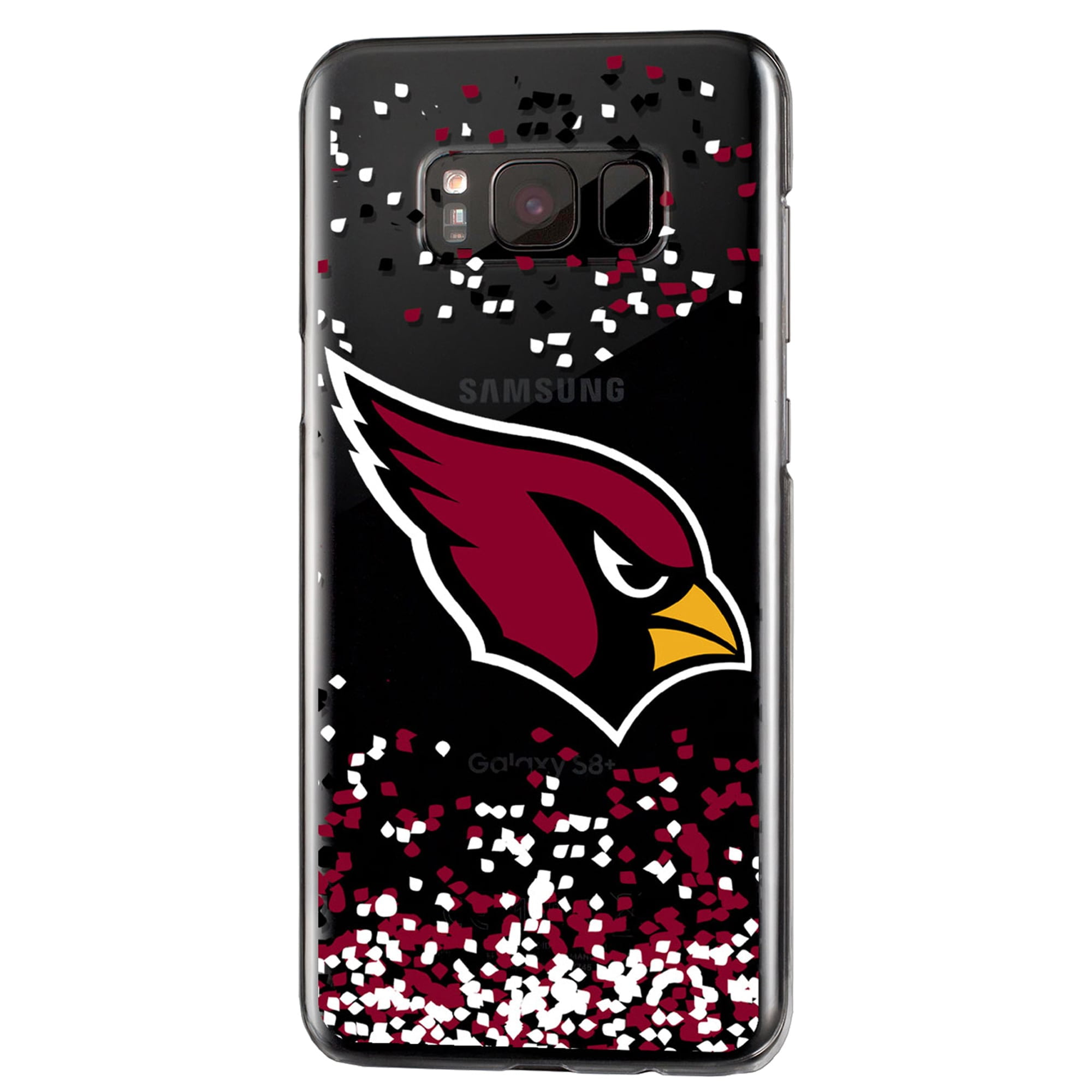 Arizona Cardinals Galaxy Clear Case with Confetti Design - Walmart.com