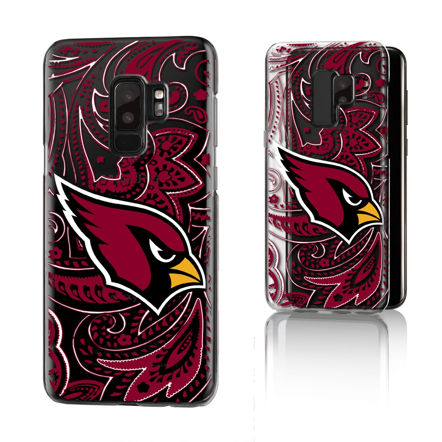 Arizona Cardinals Galaxy Clear Paisley Design Case - Walmart.com