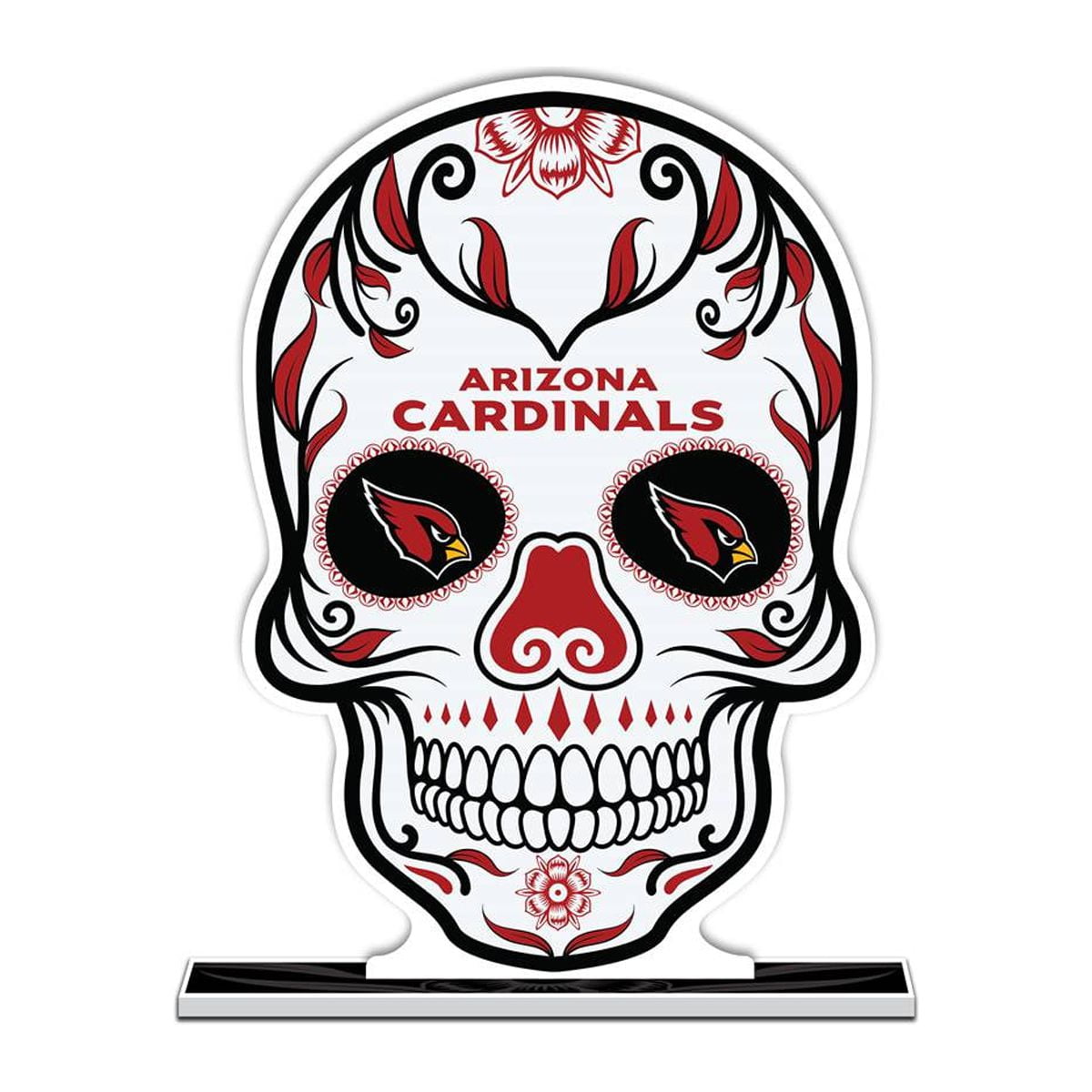 Arizona Cardinals Sugar Skull Standee - Walmart.com
