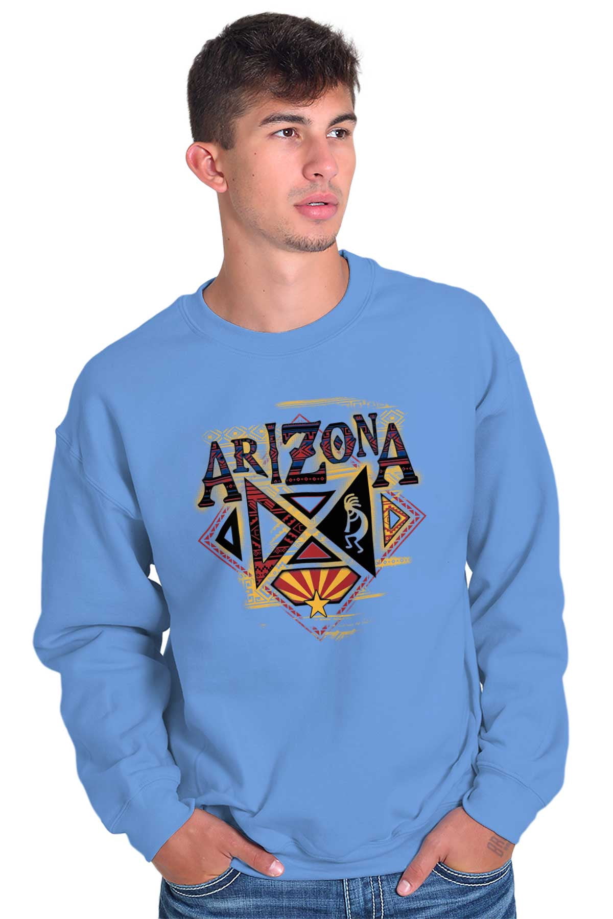 Arizona Culture State Flag Kokopelli Unisex Plus Size Sweatshirt Brisco ...