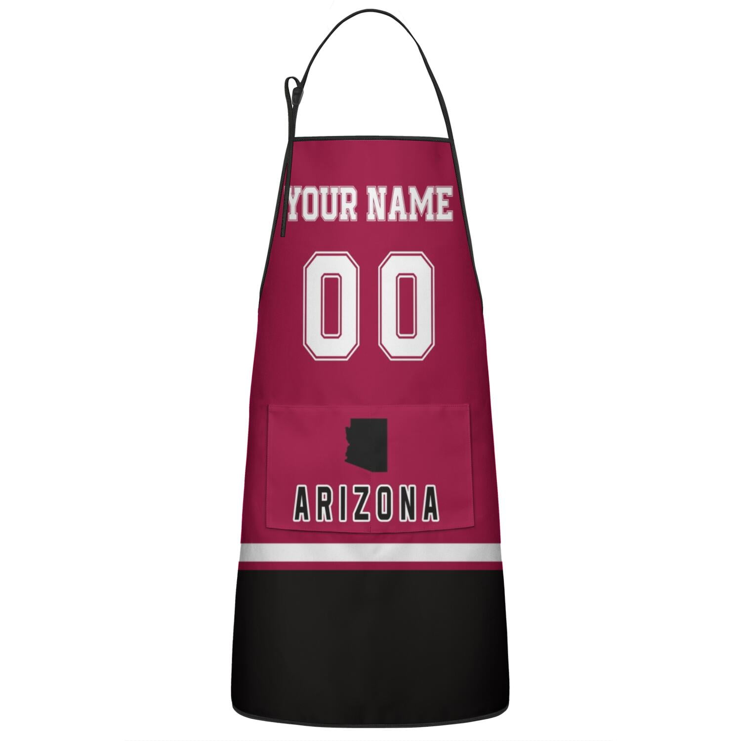 Arizona Custom Aprons for Men Women, Personalized Football Style Apron ...