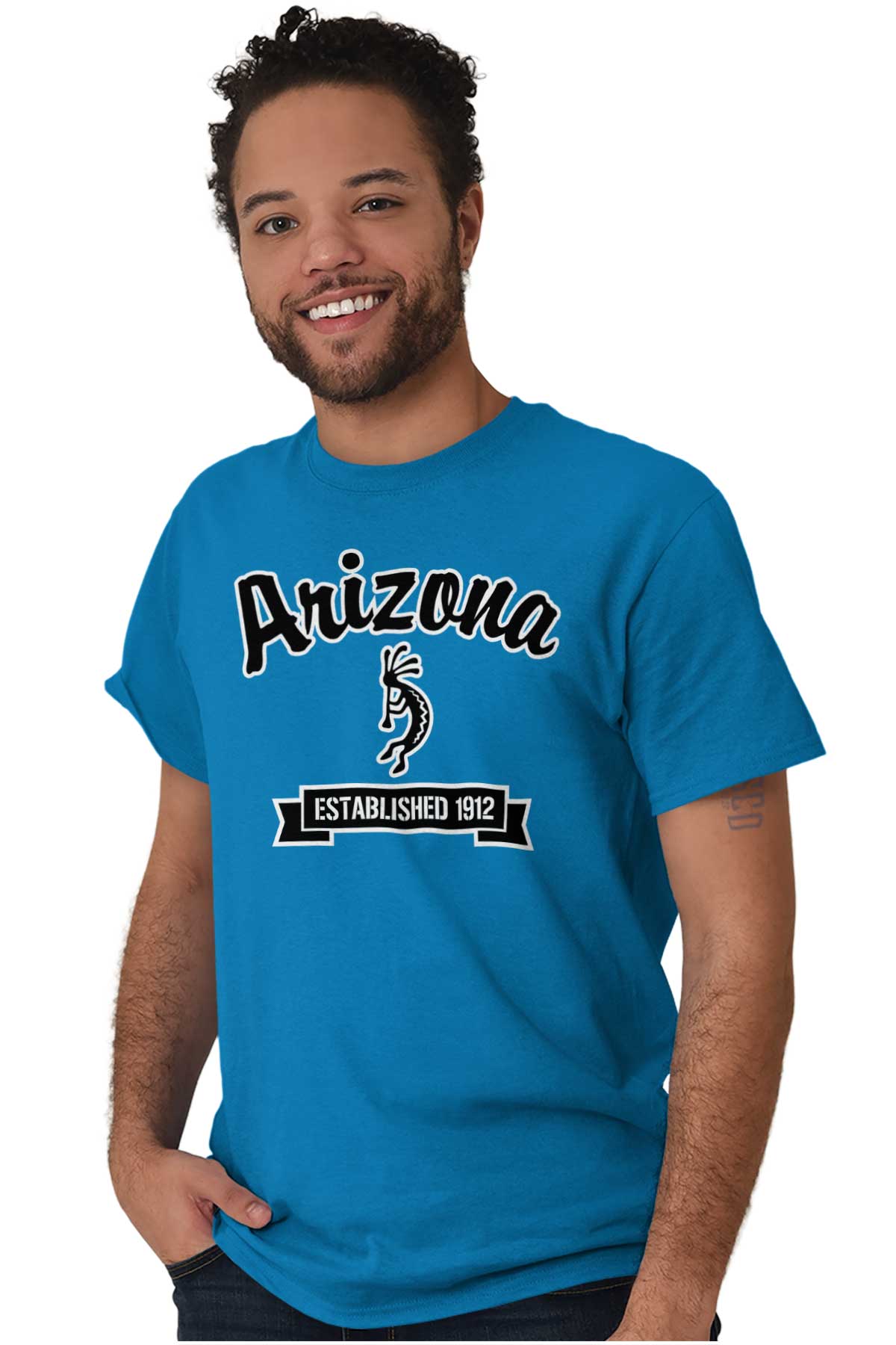 Arizona Cute Kokopelli Souvenir Men's Graphic T Shirt Tees Brisco ...