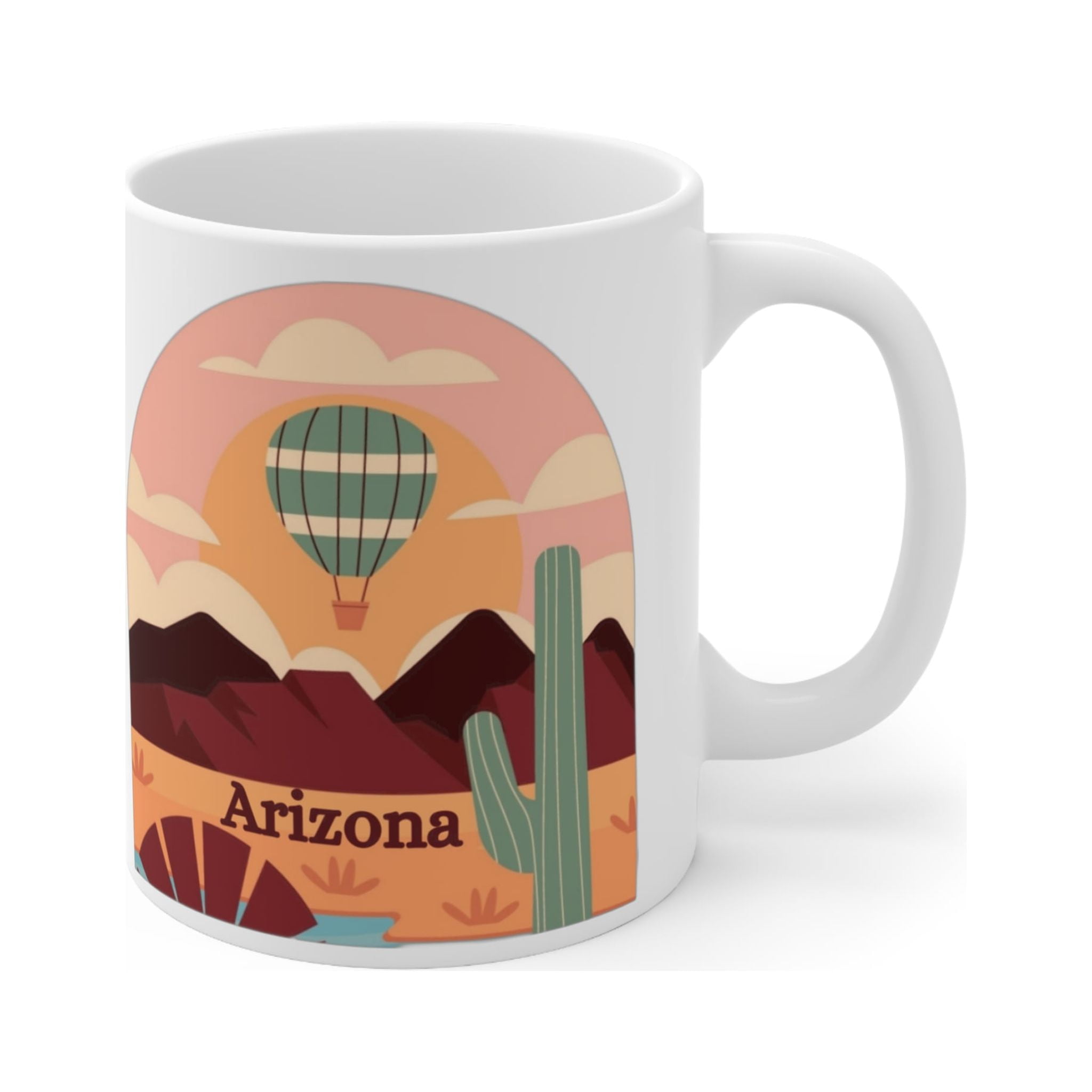 Arizona Desert Ceramic Mug 11oz - Walmart.com