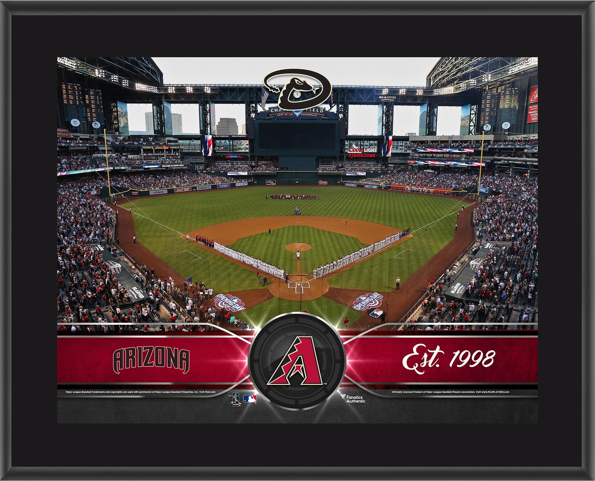 Arizona Diamondbacks 10" x 13" Sublimated Team Stadium Plaque - Walmart.com
