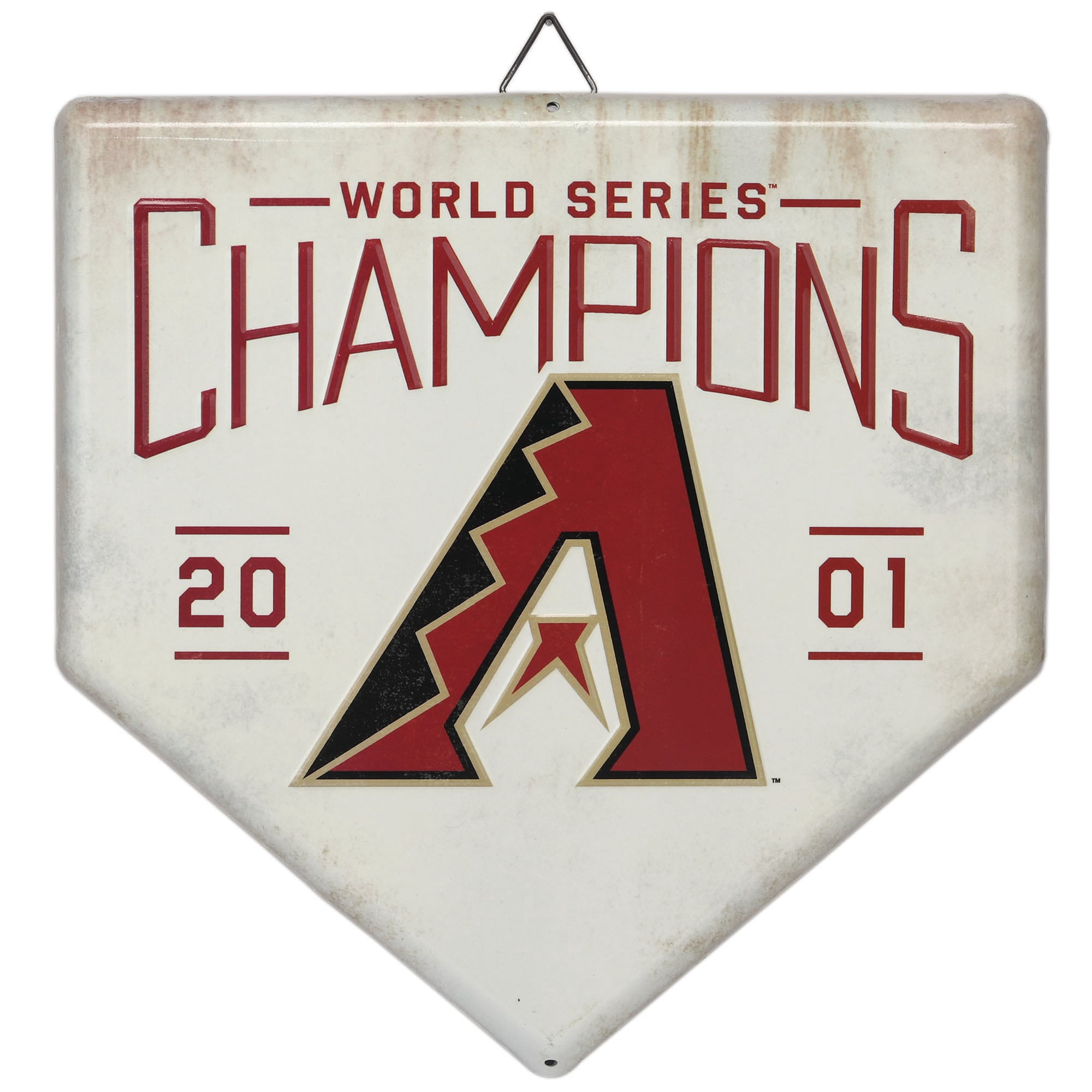 Arizona Diamondbacks 12" x 12" World Series Home Plate Metal Sign ...