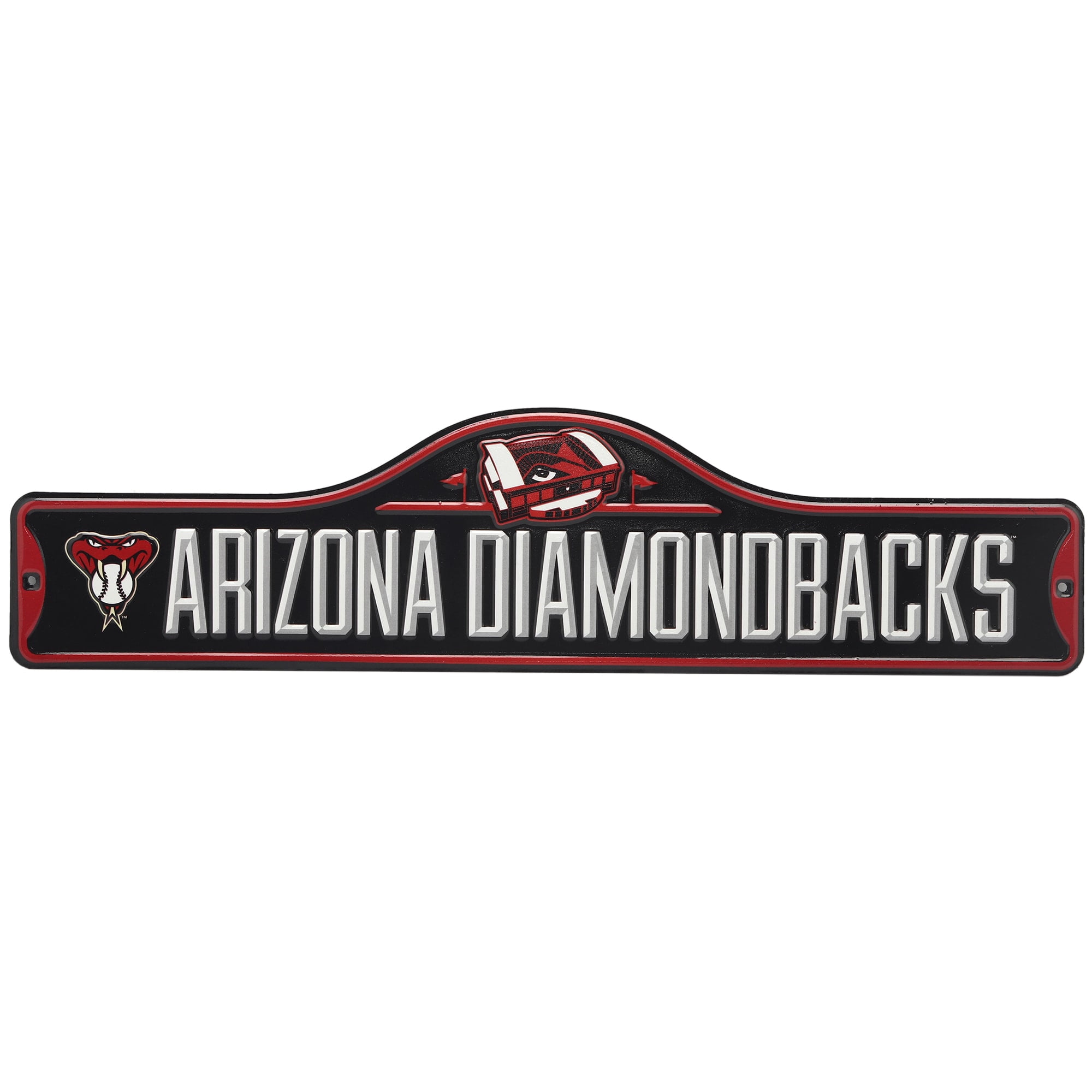 Arizona Diamondbacks 5'' x 20'' Metal Street Sign - Walmart.com