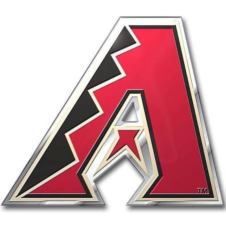 Arizona Diamondbacks Auto Emblem, Aluminum Metal, Embossed Team Color ...