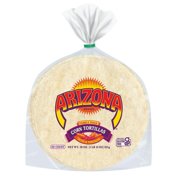 Arizona Family Pack Corn Tortillas, 60 Count - Walmart.com