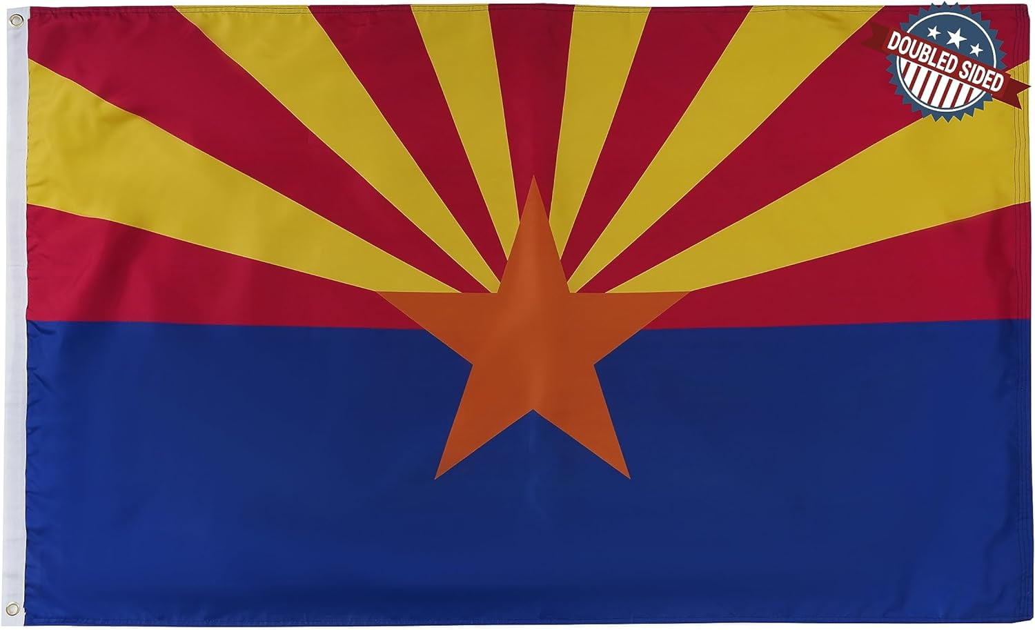 Arizona Flag 12x18 inch Double Sided and 3 Ply AZ State Flags Heavy ...