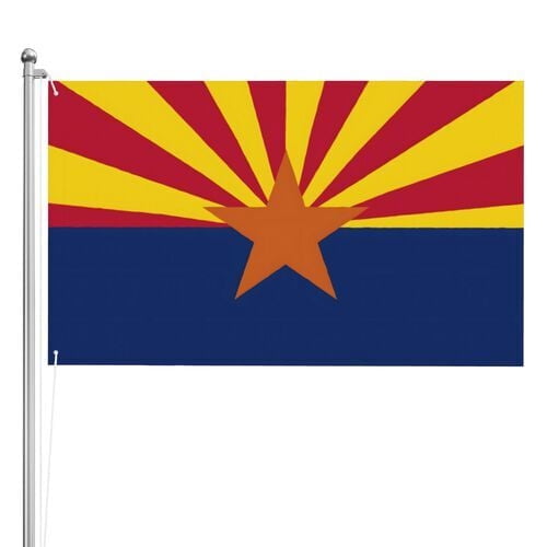 3 Ft x 2 Ft Polyester Arizona Flag Outdoor Flag Banner, Double Sided, 2 ...