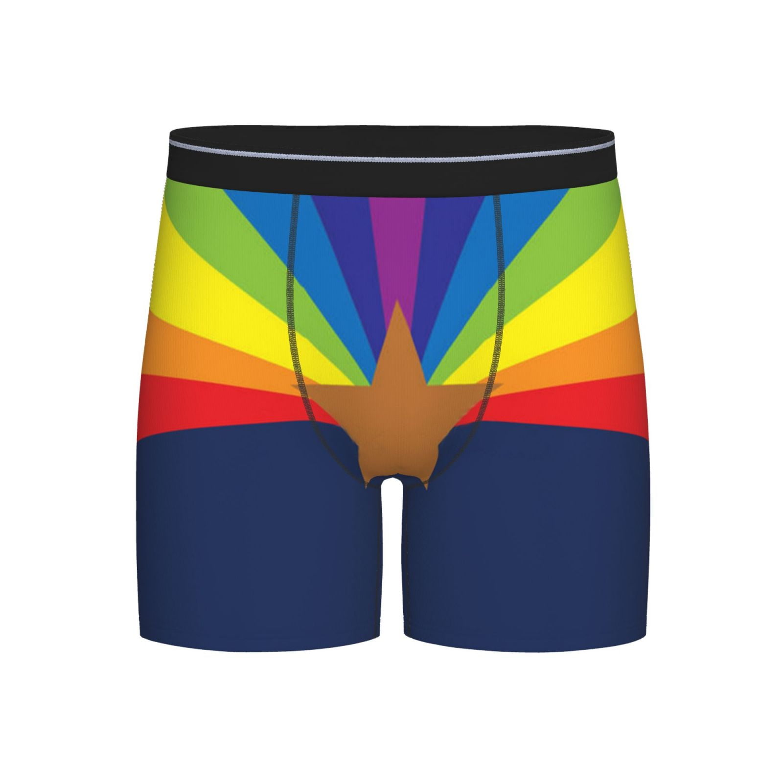 Arizona Flag Gay Pride Boxer Briefs Novelty Underwear With Fly ...