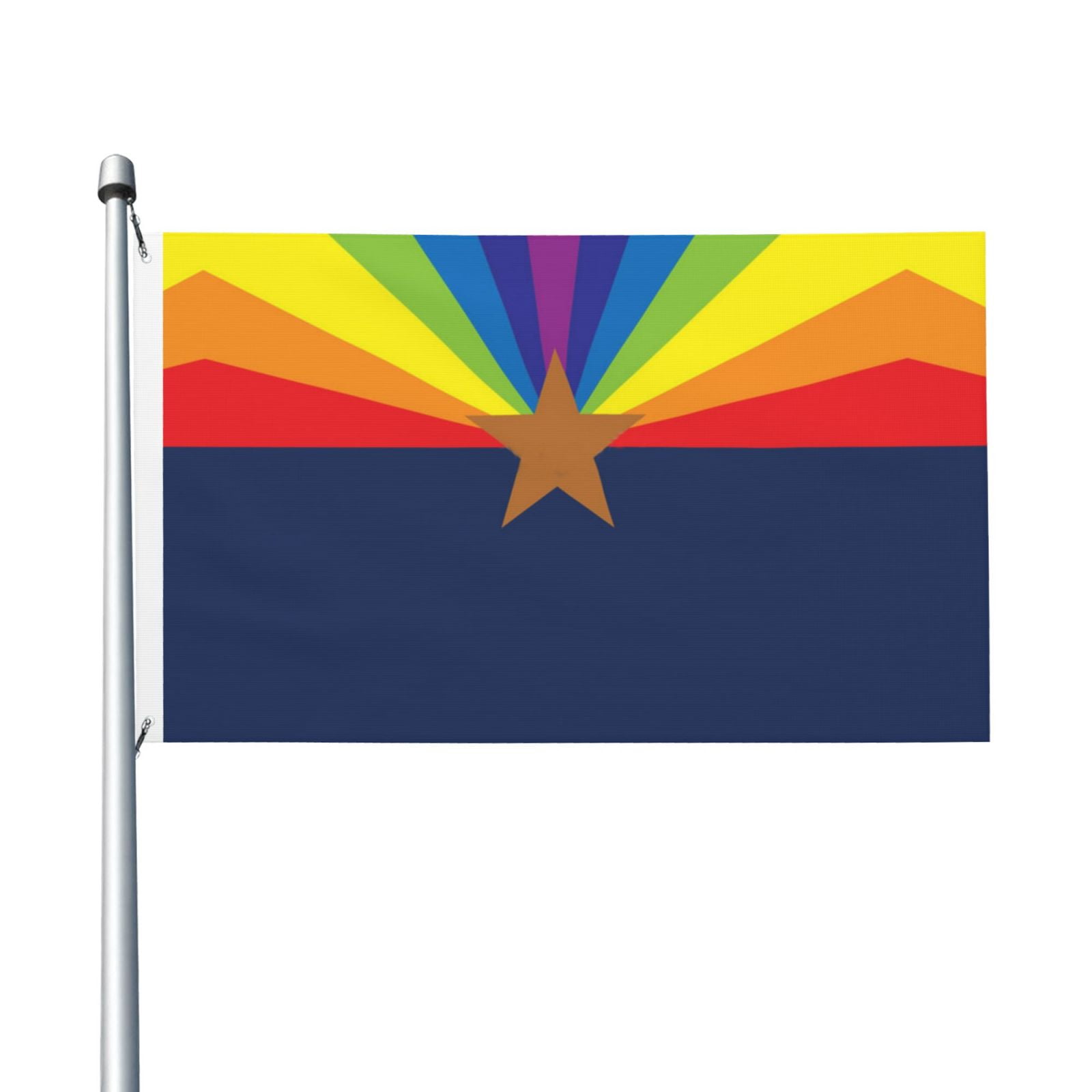 Arizona Flag Gay Pride Flags 3 X 5 Foot Printed Bright And Vivid Colors ...