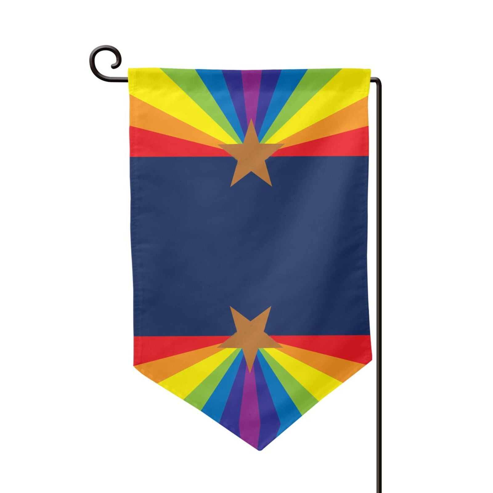 Arizona Flag Gay Pride Garden Flag Vertical Double Sided Yard Outdoor ...