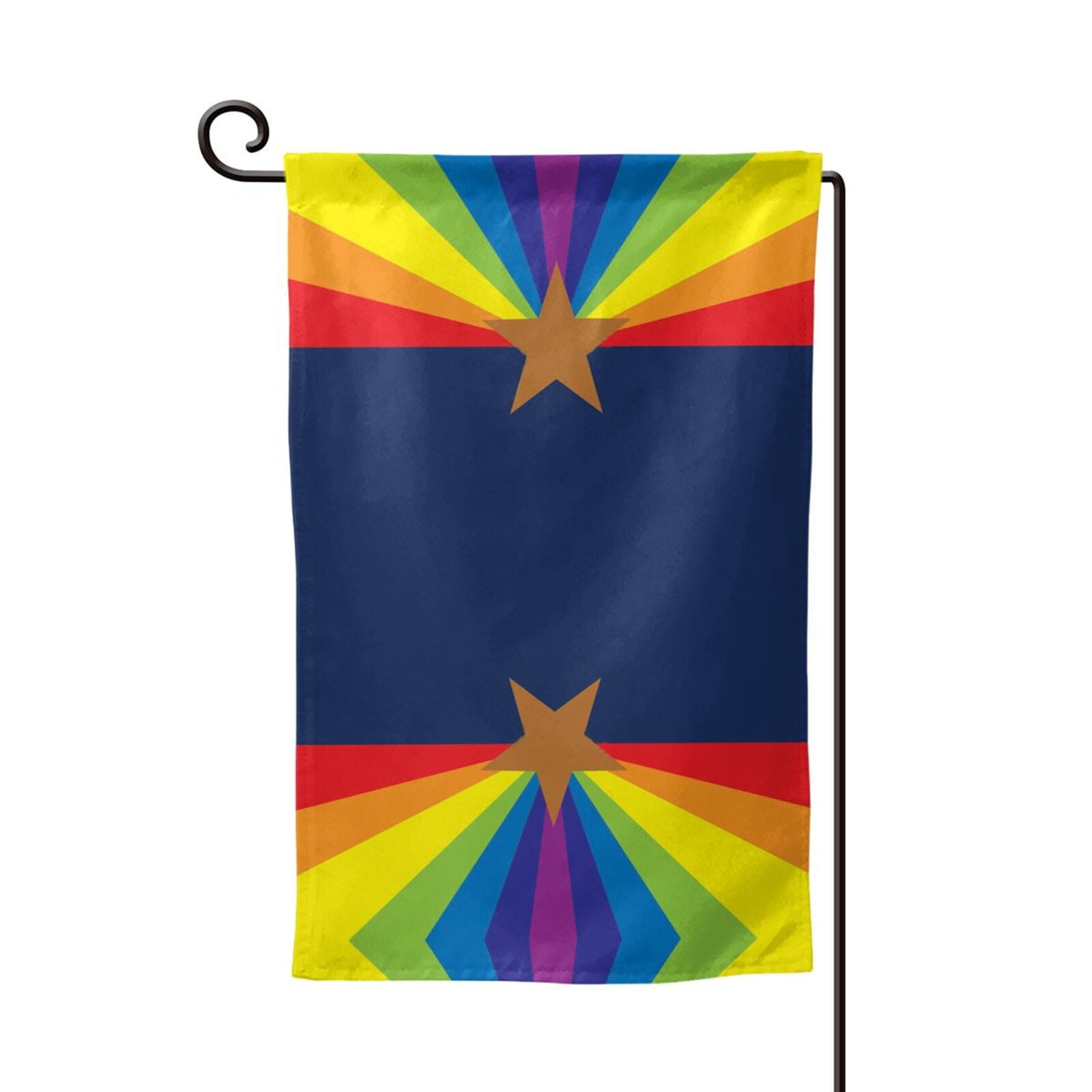 Arizona Flag Gay Pride Garden Flag Vertical Double Sided Yard Outdoor ...