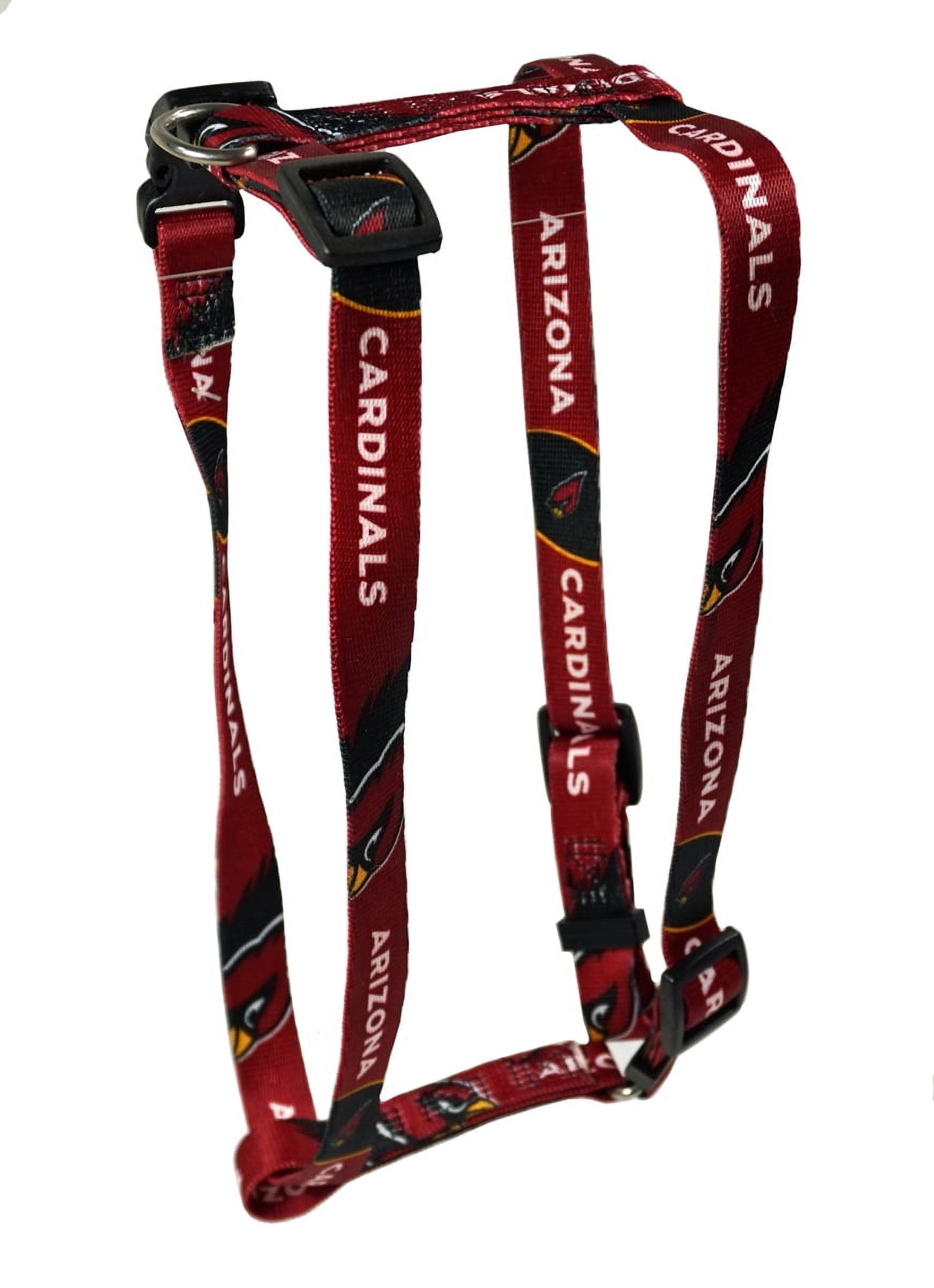 Arizona Football Cardinals Large 1 Inch wide Adjustable Dog Harness ...