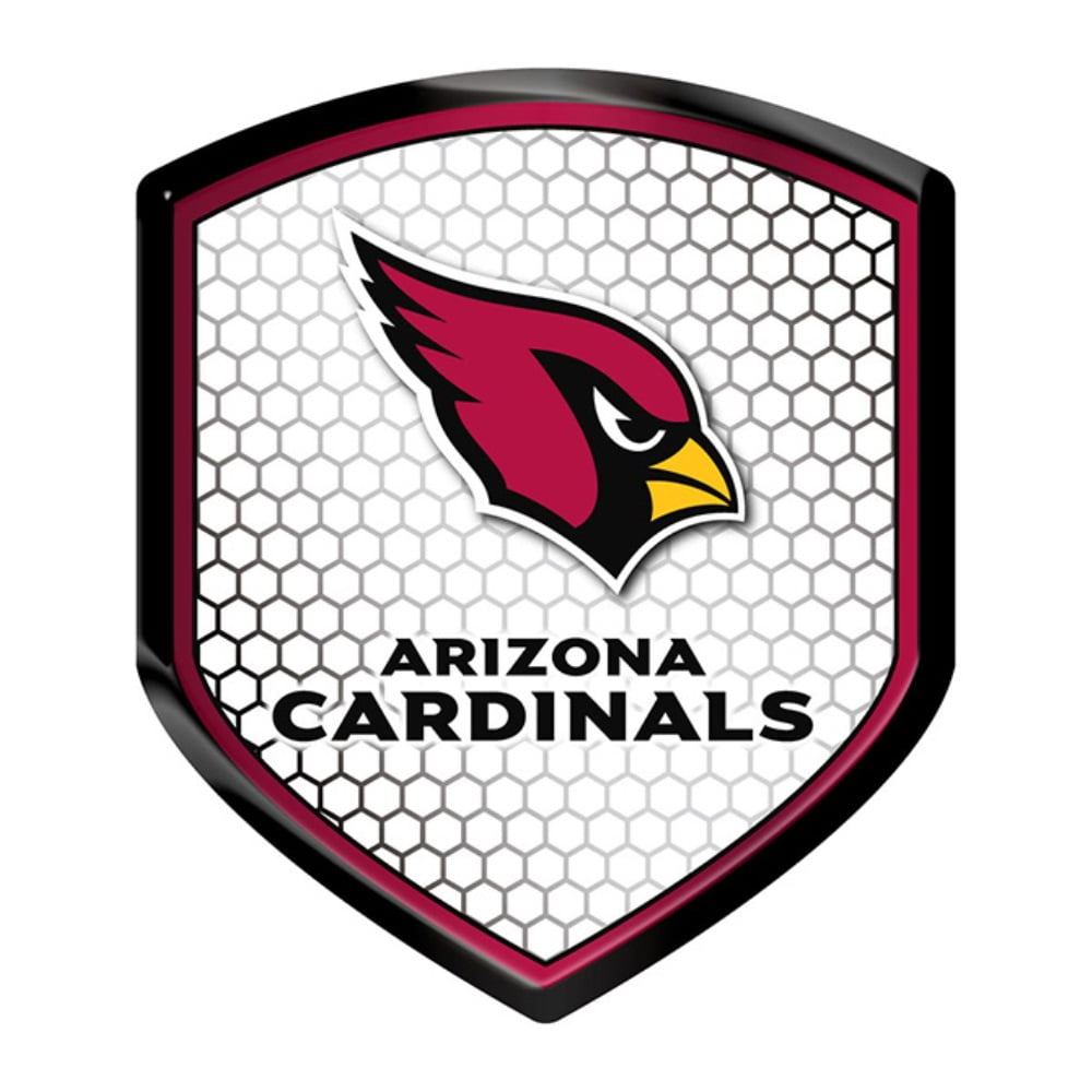 Arizona Football Cardinals Reflector Shield Decal - Easy Peel & Stick ...