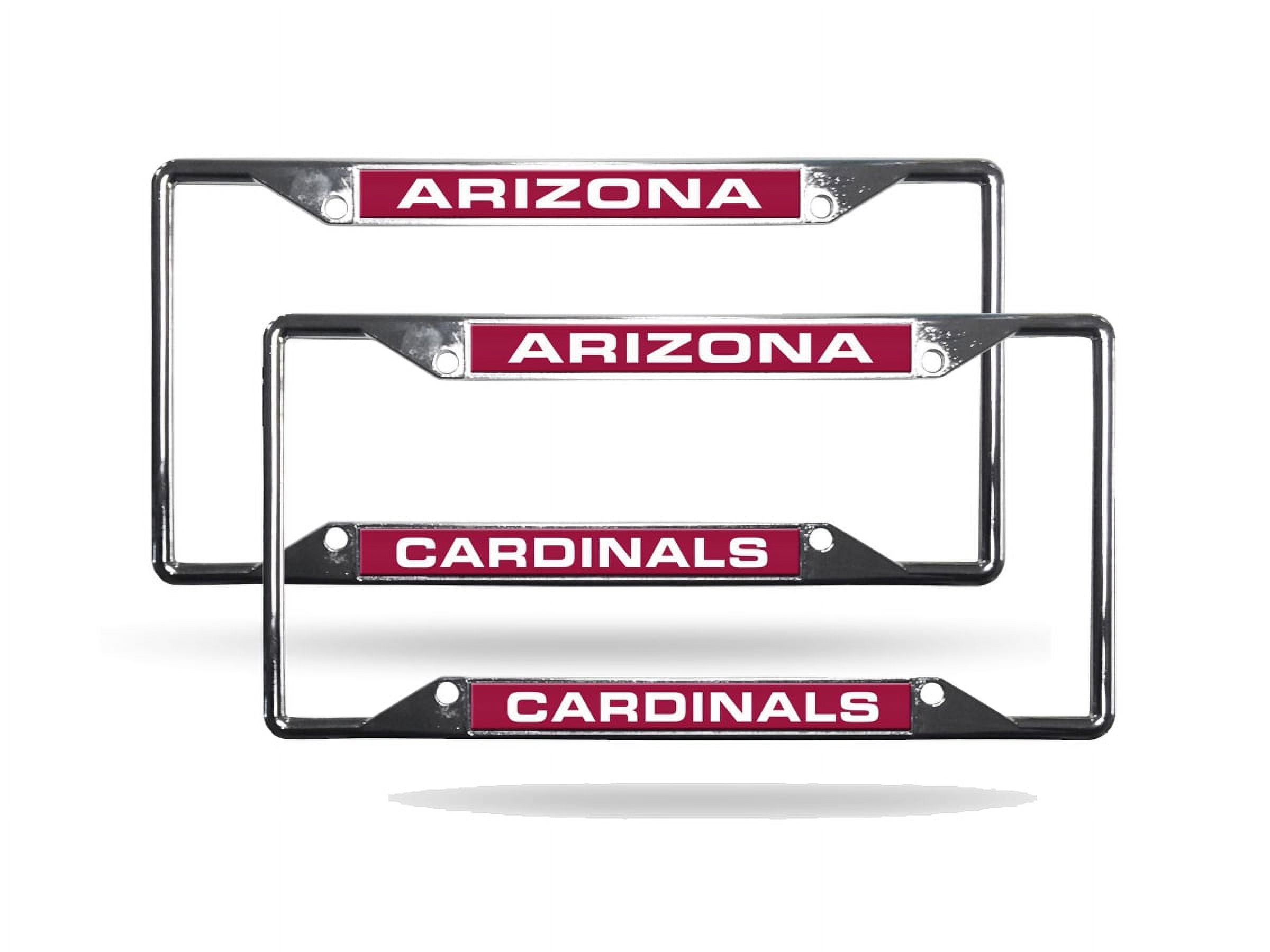 Arizona Football Cardinals (Set of 2) All Corner EZ View Chrome Metal ...