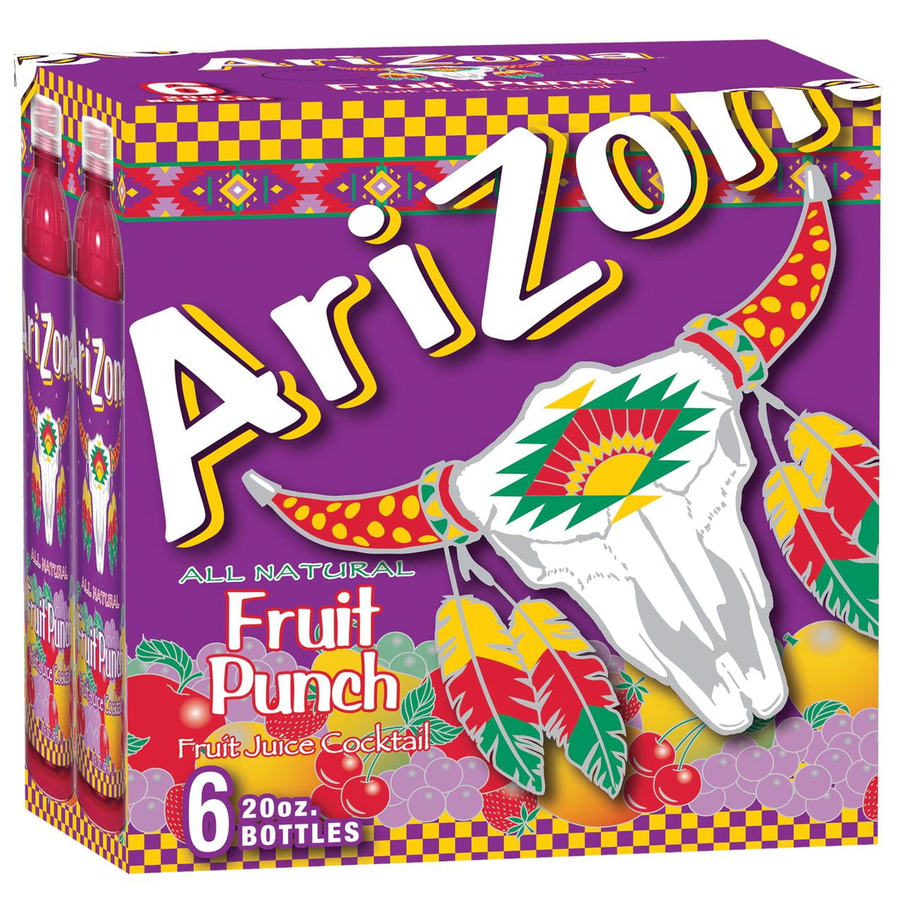 Arizona Six Pack Fruit Punch - Walmart.com
