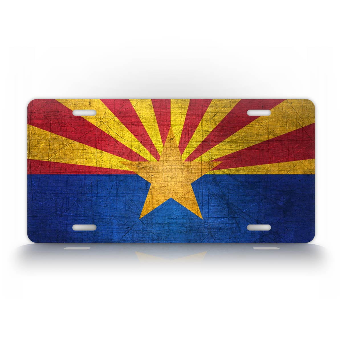 Arizona Grunge Flag License Plate Official AZ State Flag Auto Tag ...