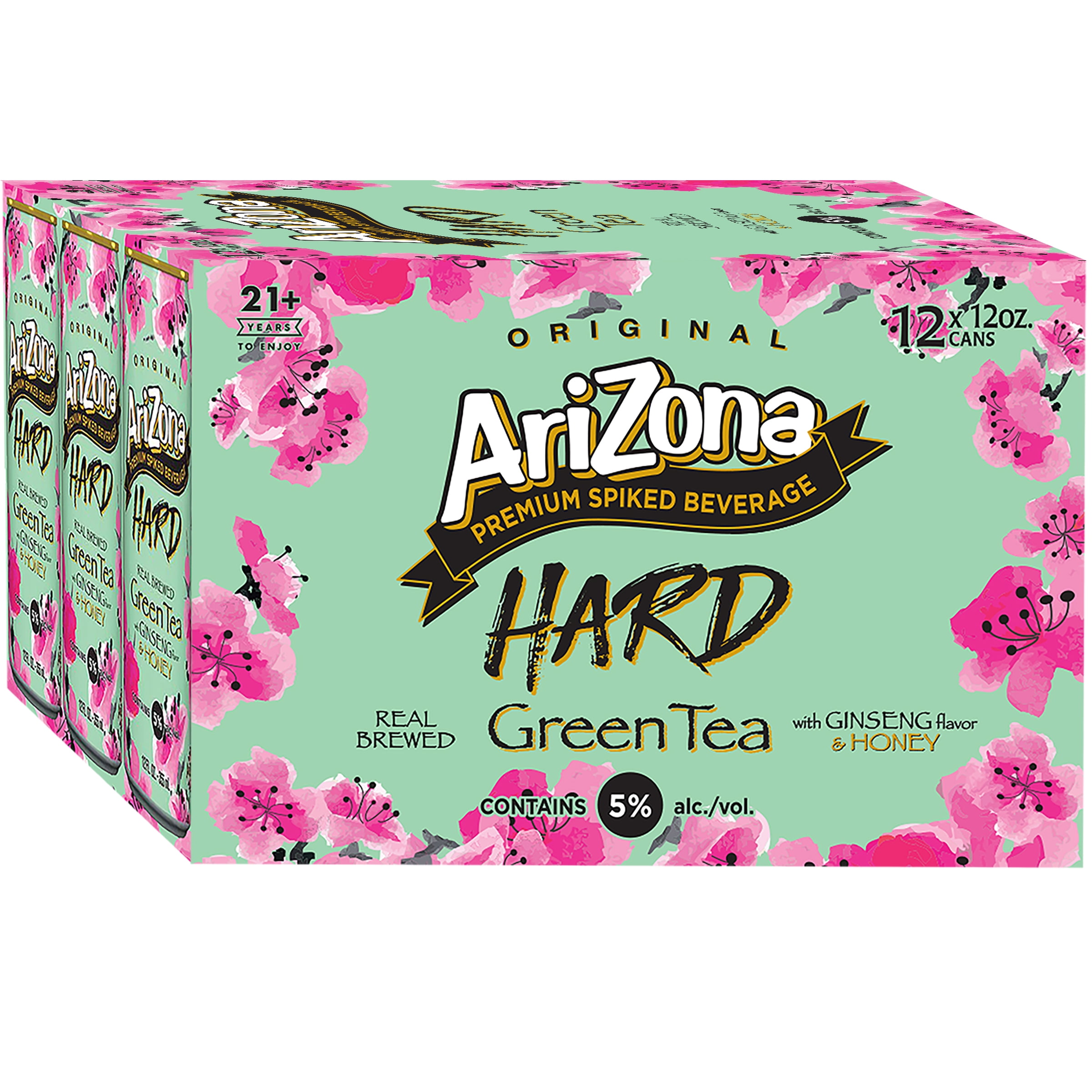 Arizona Hard Green 12 oz 12pk - Walmart.com