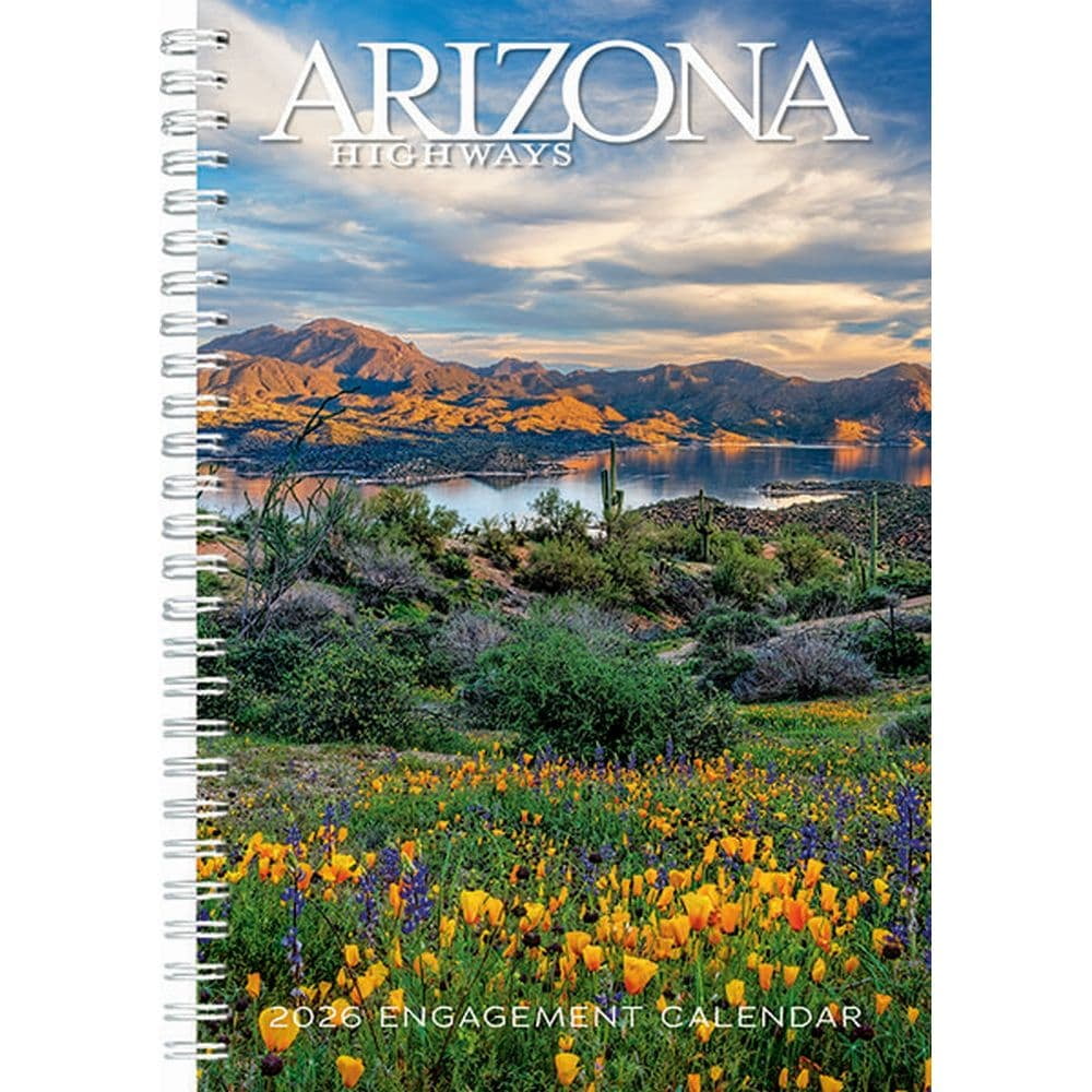 Arizona Highways, Arizona Highways 2026 Engagement Planner, 6'' X 9'', Weekly Calendar with ...