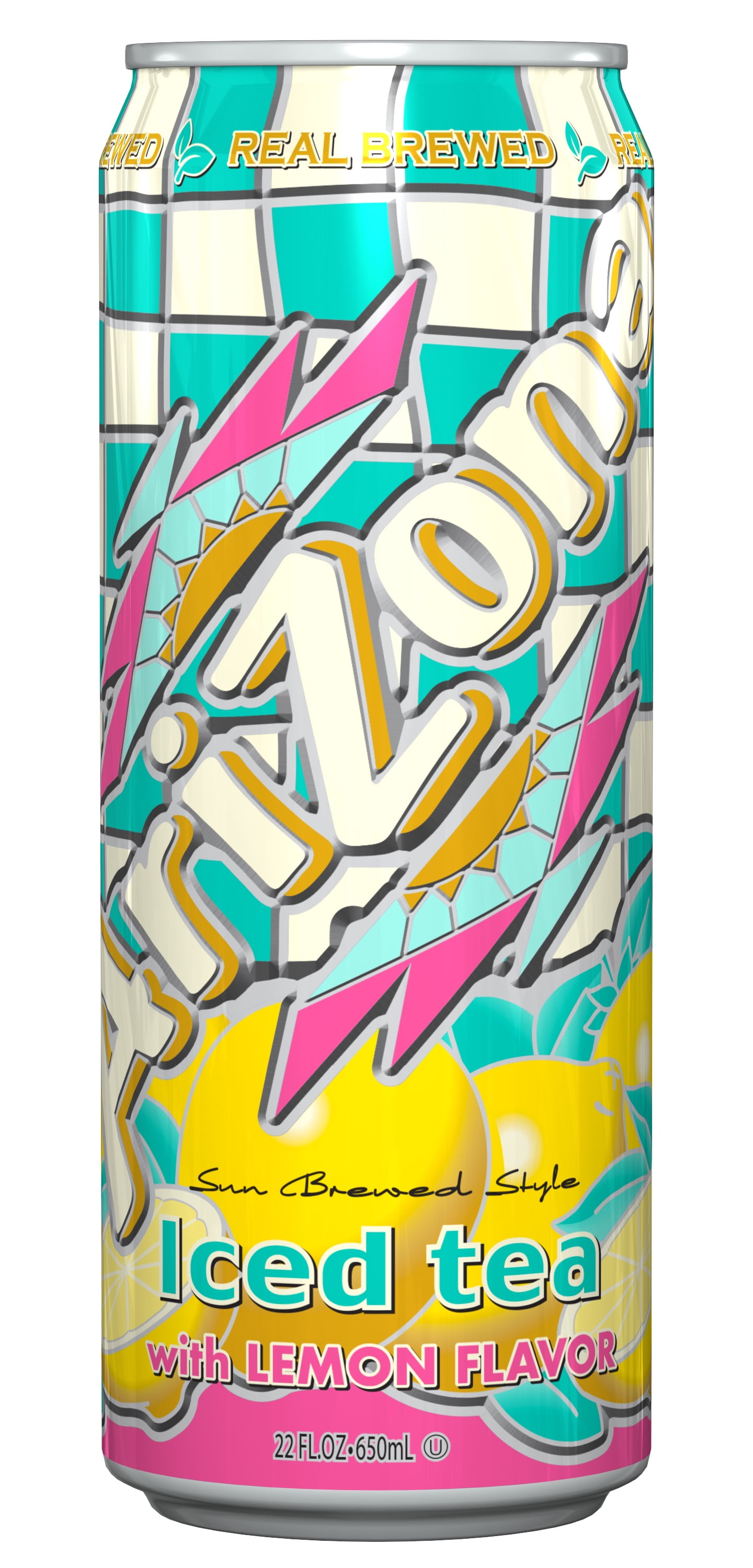 Arizona Lemon Tea 99 cent 22 fluid ounce in aluminum cans - Walmart.com
