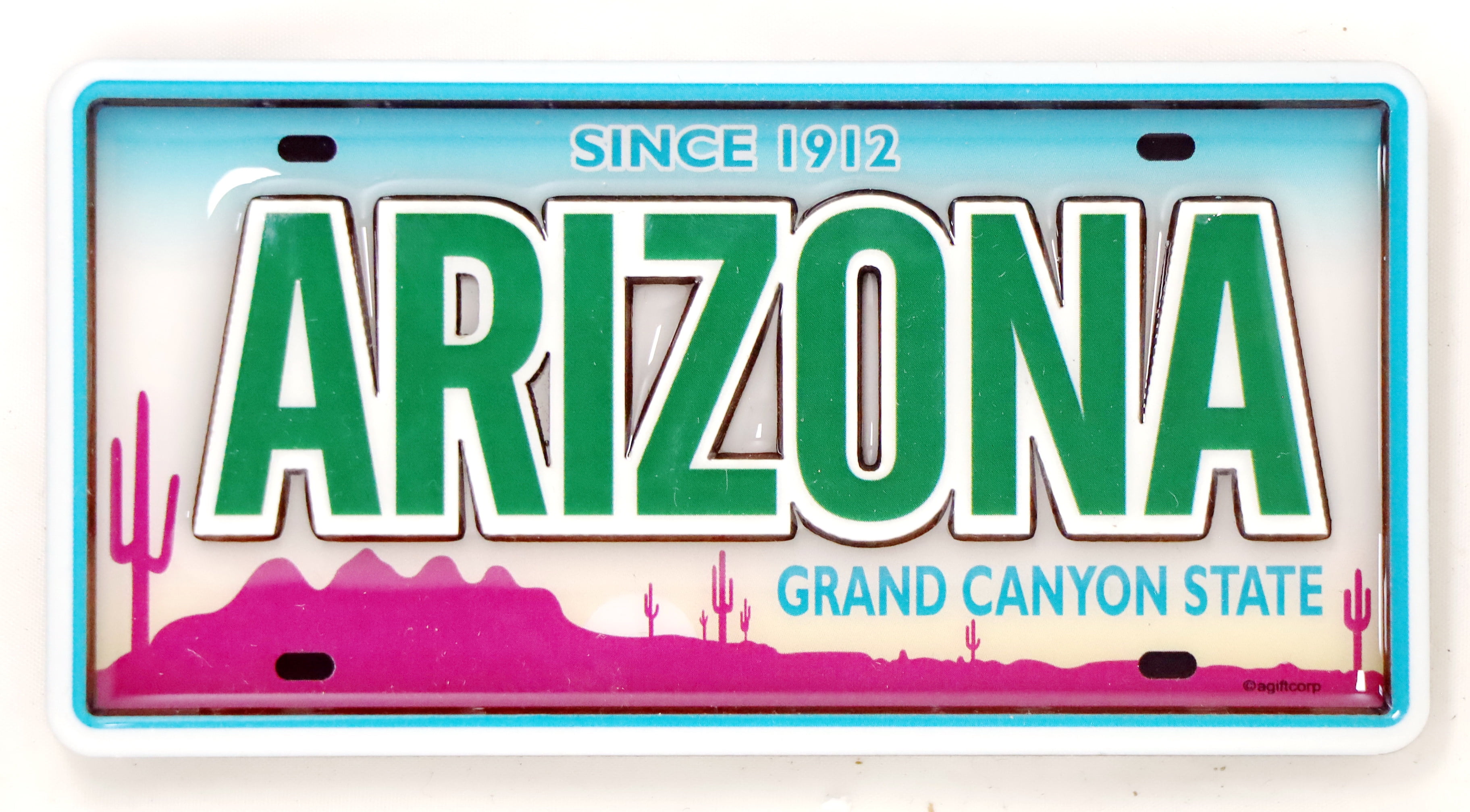 Arizona License Plate Dual Layer MDF magnet - Walmart.com