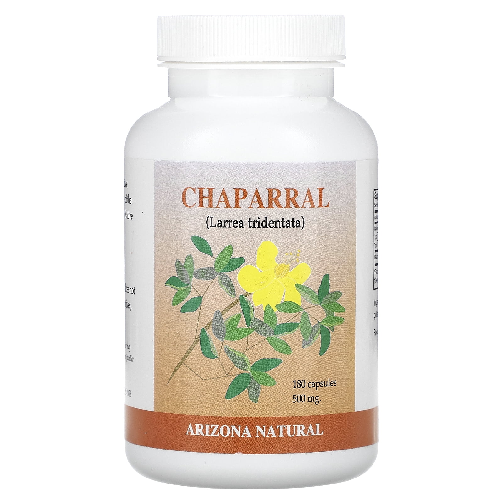 Arizona Natural - Chaparral 500 Mg Supplement - 180 Capsules - Walmart.com