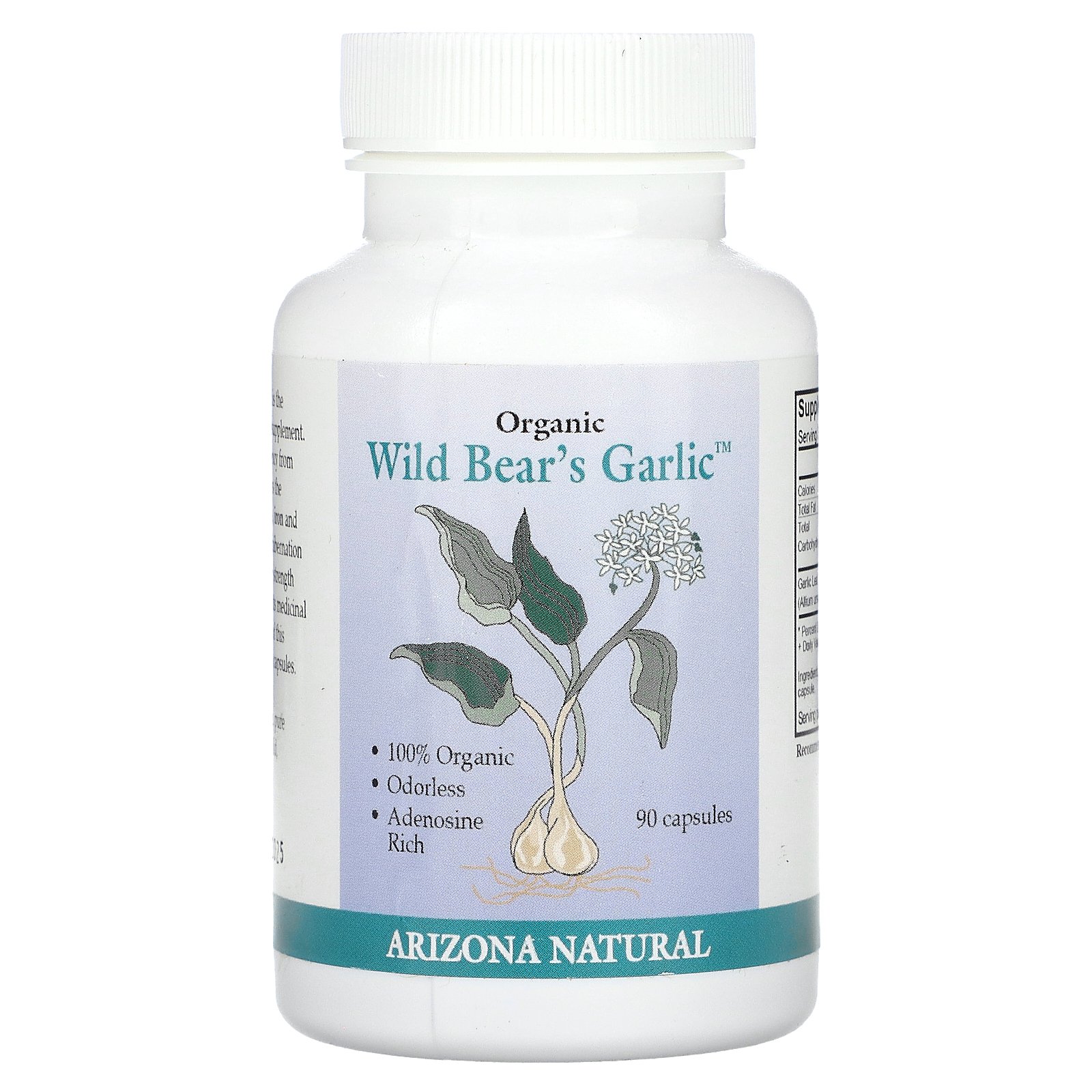 Arizona Natural - Organic Wild Bear's Garlic 235 mg. - 90 Capsules ...