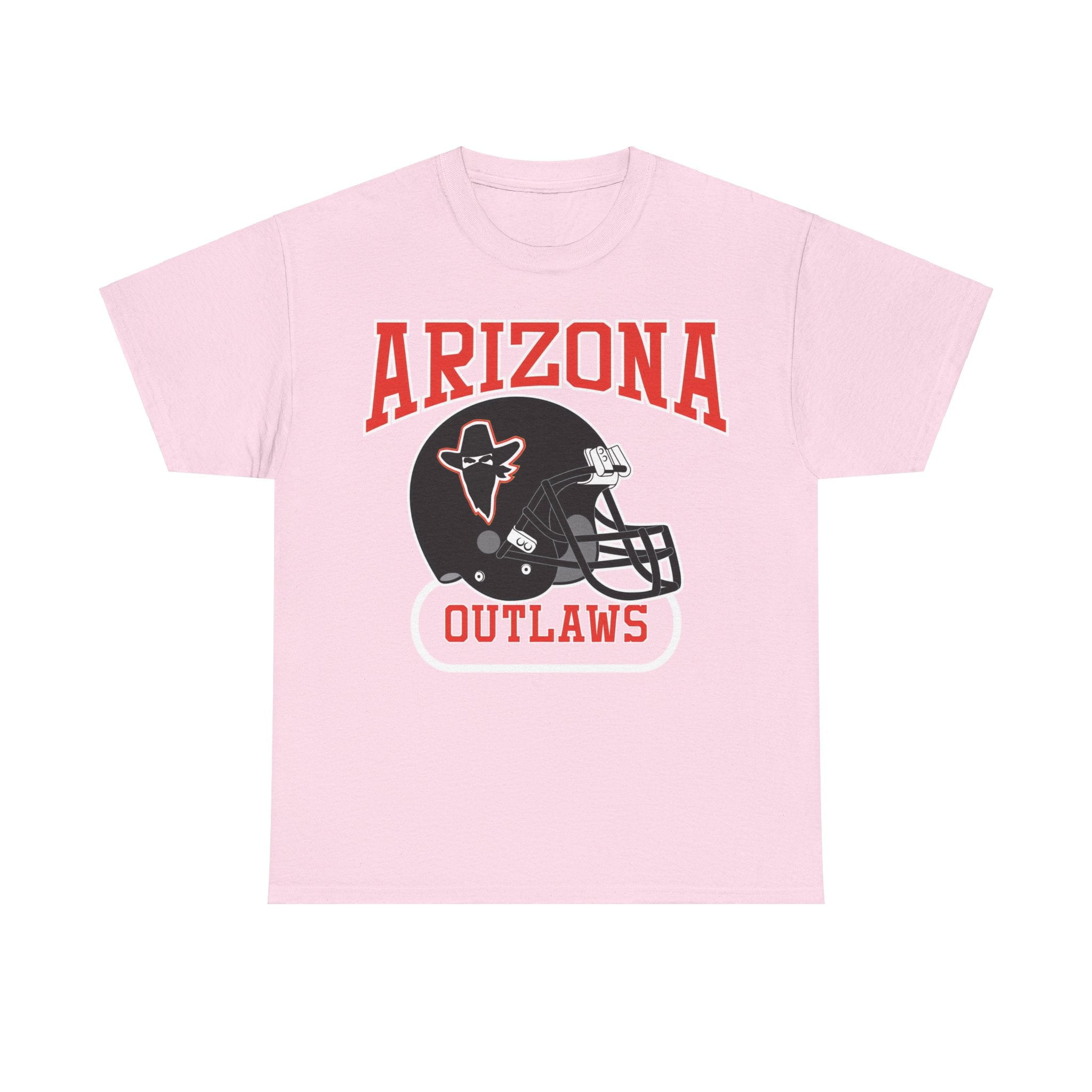 Arizona Outlaws Helmet Logo Football Team T-shirt (LightPink, M ...