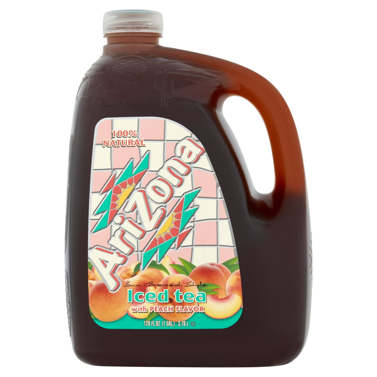 Arizona Peach Tea - 128 Fl. Oz. Package May Vary - Walmart.com