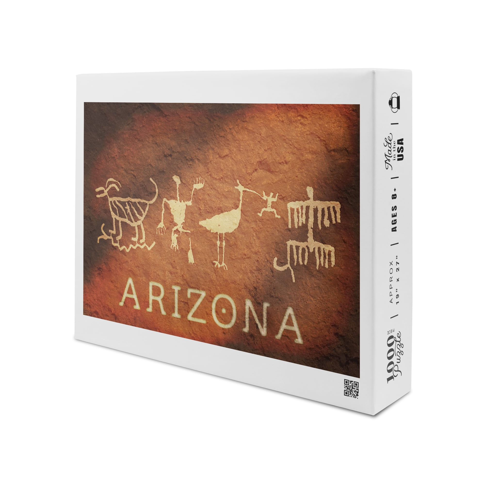 Arizona, Petrified Forest Petroglyphs (1000 Piece Puzzle, Size 19x27 ...