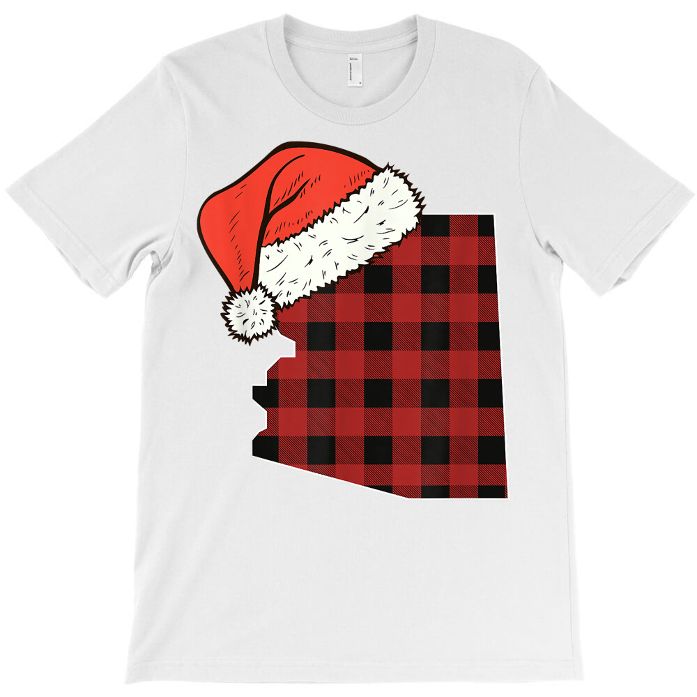 Arizona Plaid Christmas Saint Nicholas Hat Funny Matching Holiday State ...