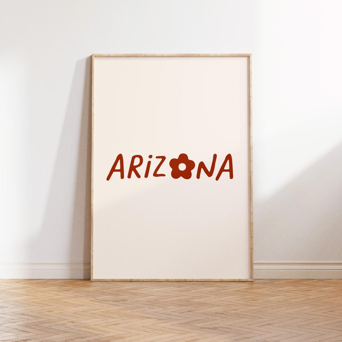 Arizona Print Arizona Minimalist Wall Art Arizona Travel Print Arizona ...