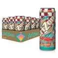 AriZona Raspberry Tea, Brewed Premium Tea, 23 Fl Oz Big Can, Pack of 12 ...