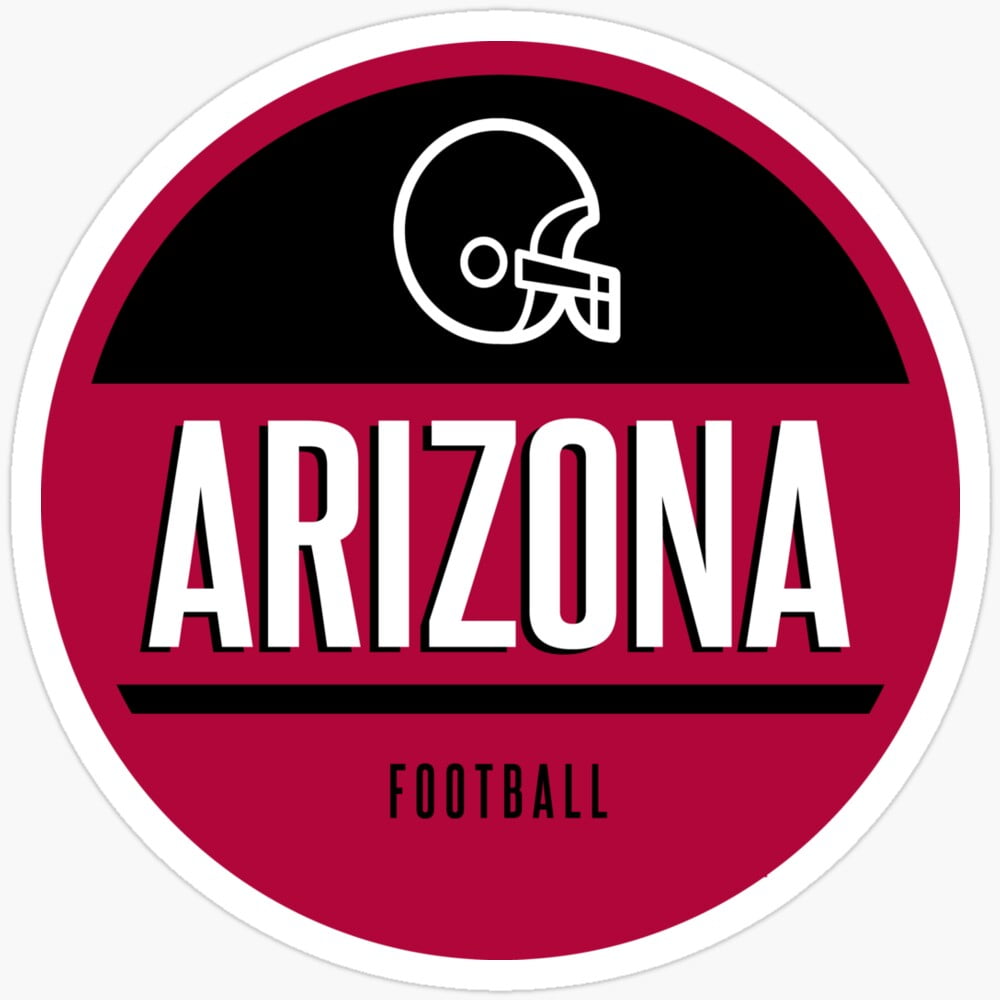 Arizona Retro Football Sticker Baseball Sticker, Football Sticker ...