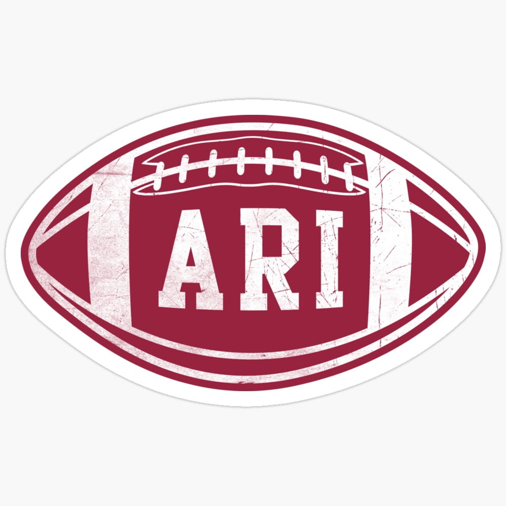 Arizona Retro Throwback Football Sticker Phone Decal Water Bottle ...