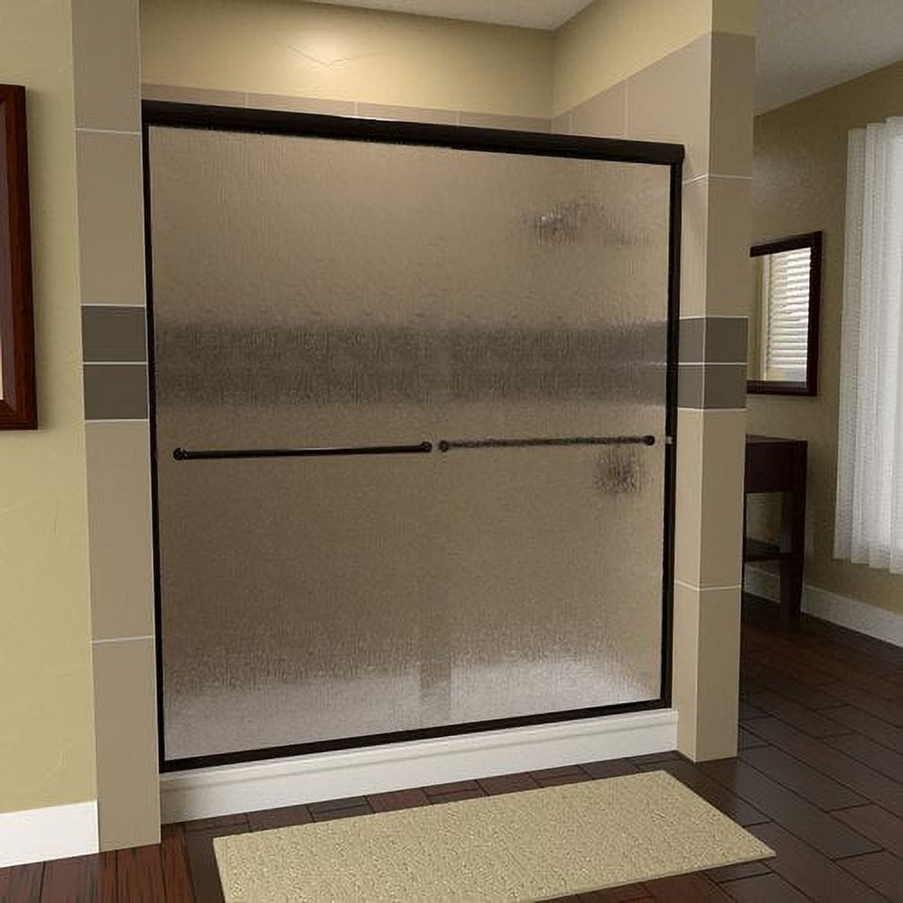 Arizona Shower Door LSER6070CHCLT 70.38 x 60 in. Leser Lite Euro ...