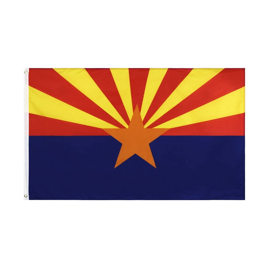 Arizona State Flag, 3 x 5 Ft Strong and Long Lasting Flags - Walmart.com