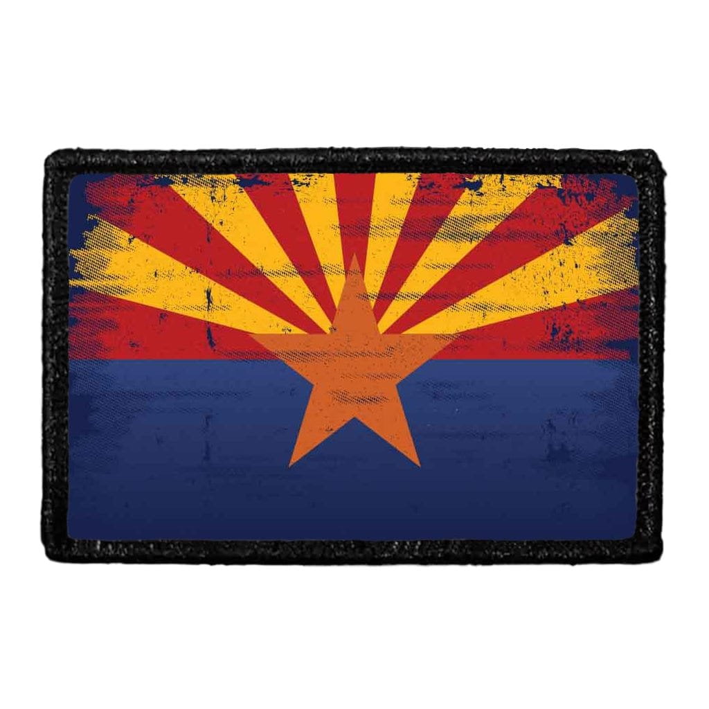 Arizona State Flag - Color - Distressed - Removable Patch - Walmart.com