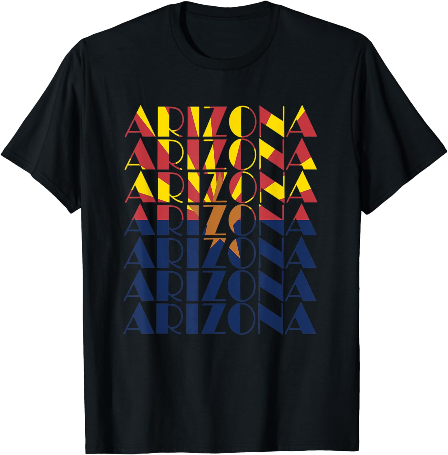 Arizona State Flag for National Arizona Day T-Shirt - Walmart.com