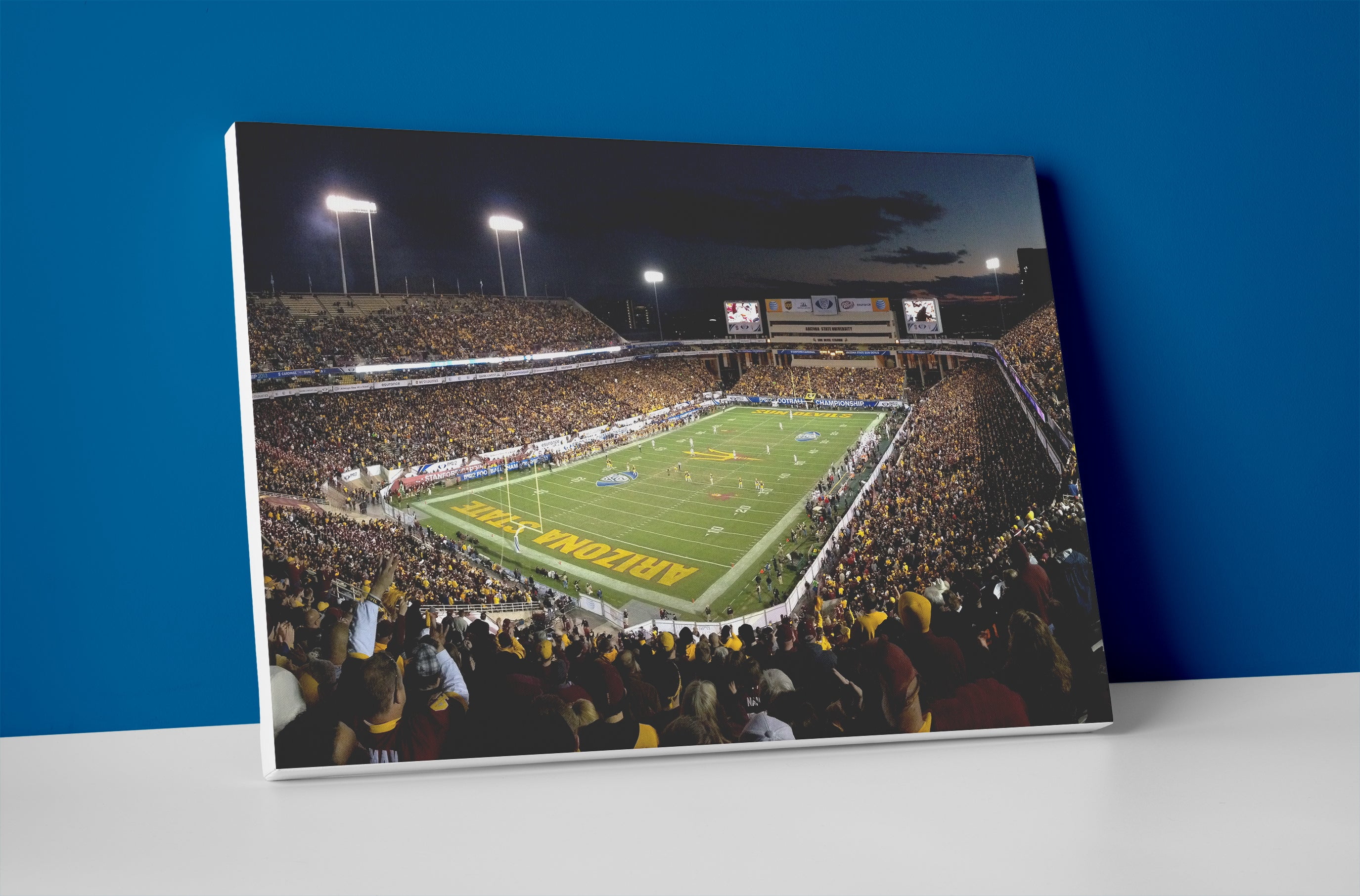 Arizona State Football Stadium Poster or Wrapped Canvas - Walmart.com