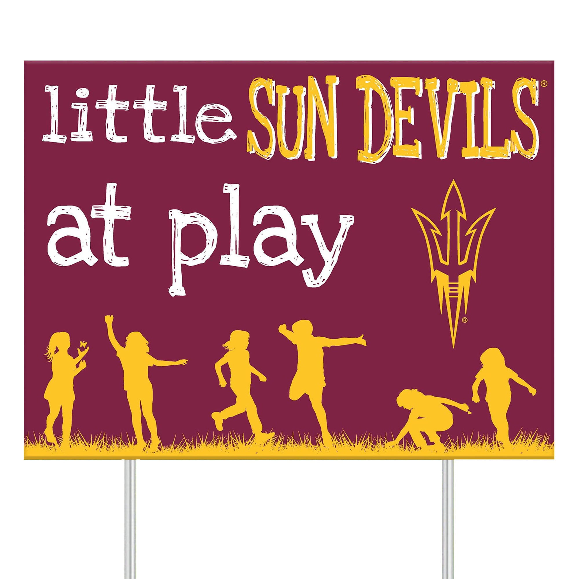 Arizona State Sun Devils 24" x 18" Little Fans At Play Yard Sign ...