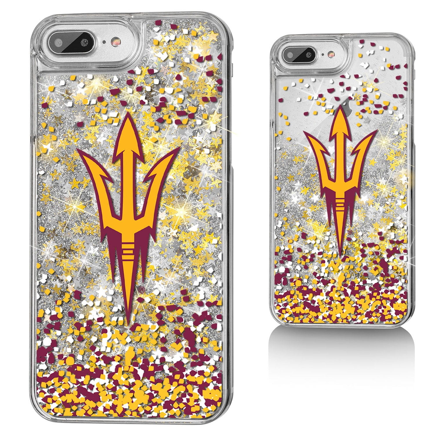 Arizona State Sun Devils iPhone Glitter Confetti Design Case - Walmart.com